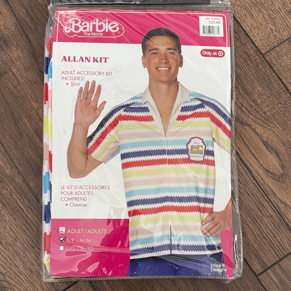 Barbie | Shirts | Barbie Allan Kit With Multicolor Striped Shirt | Poshmark